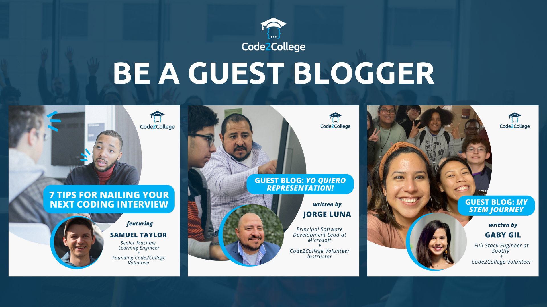 5 THOUGHTFUL WAYS TO SUPPORT CODE2COLLEGE STUDENTS | Code2College