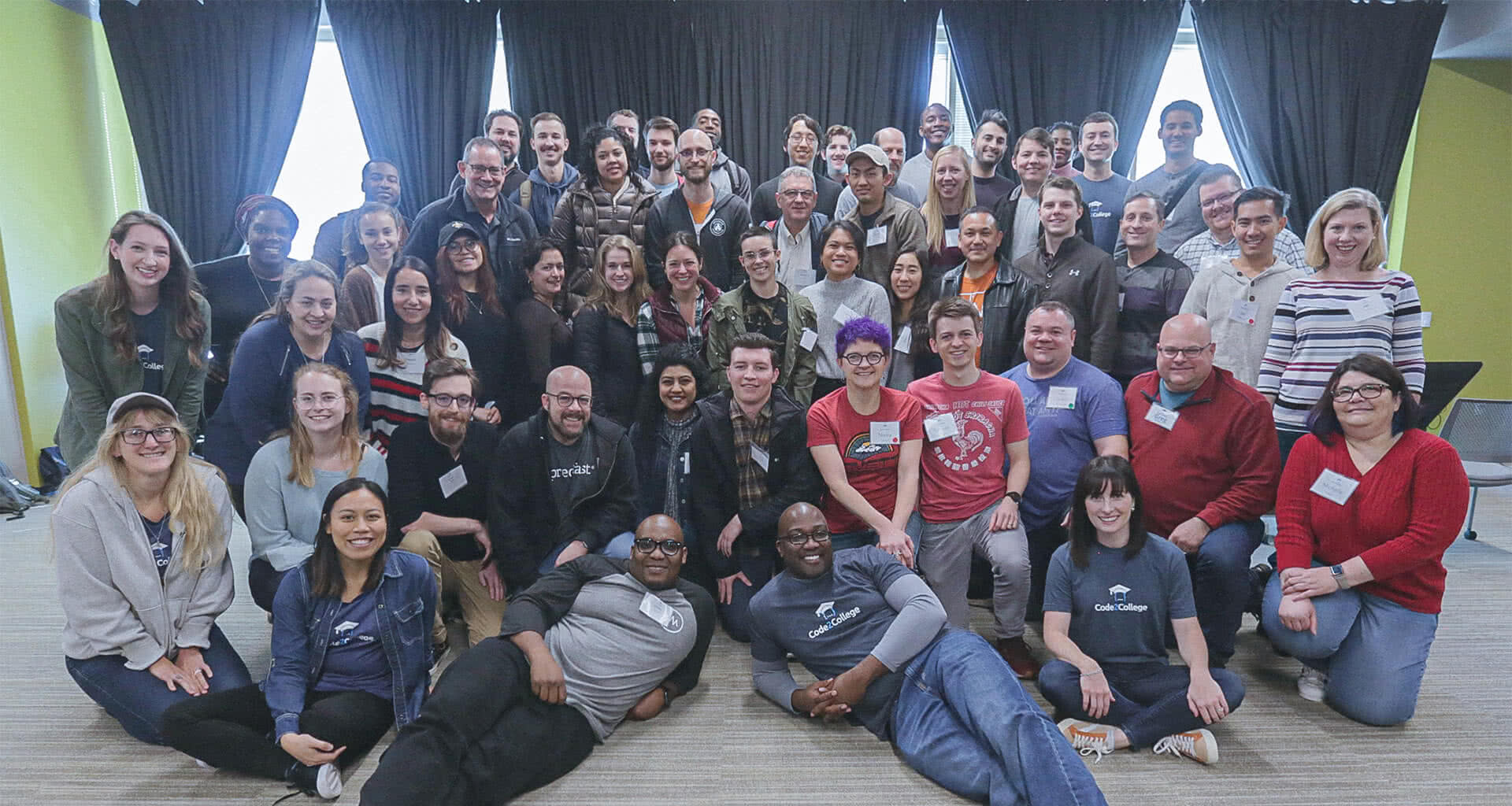 Code2College: Our History • Pilot • Cohorts • Virtual